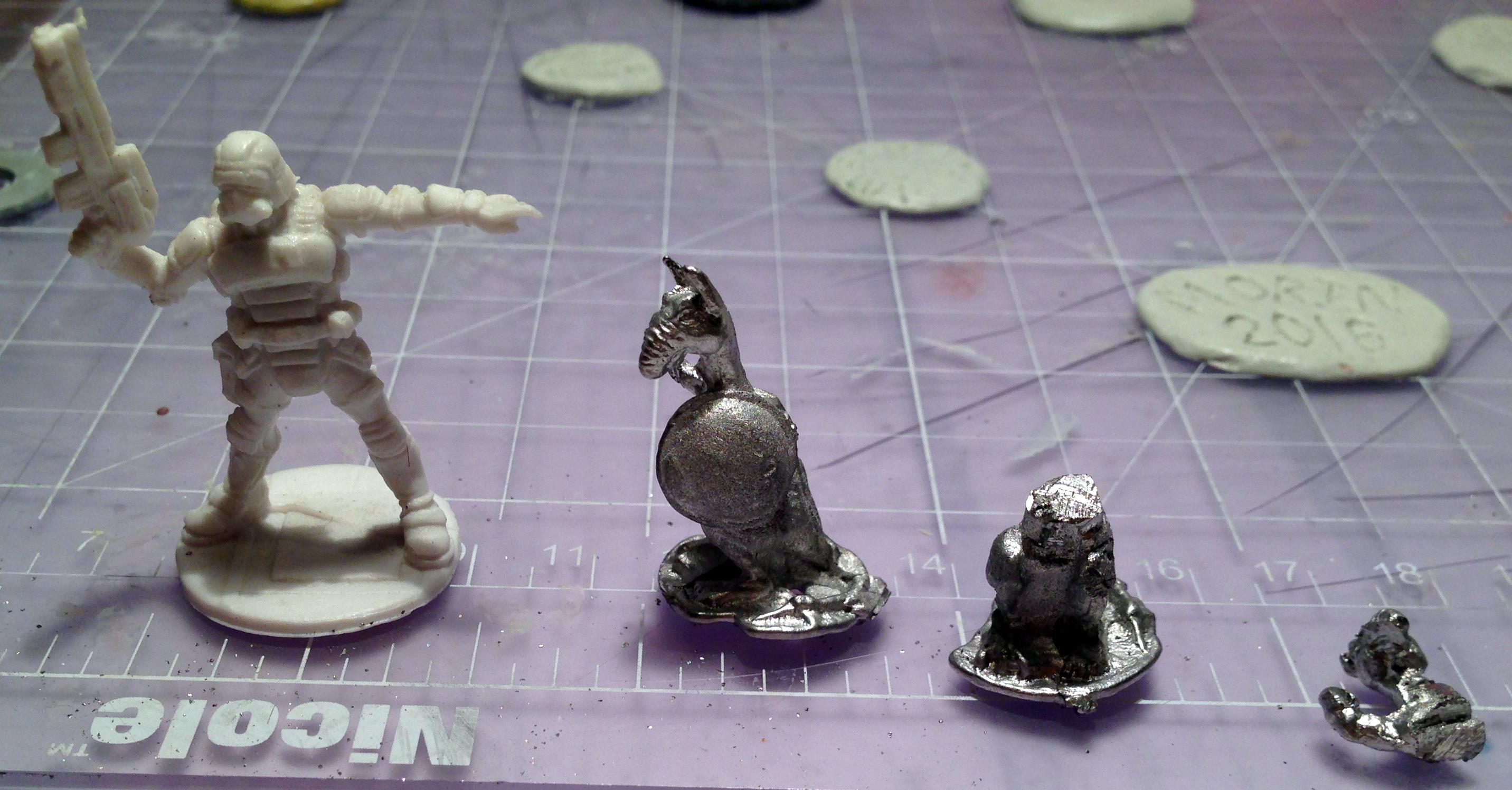 My first figure conversion for casting – “Space Roomans”! – Mark A. Morin