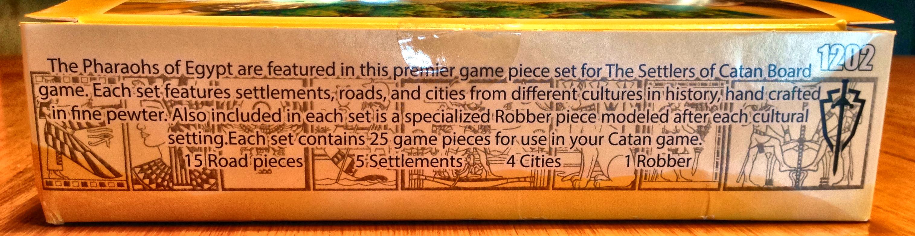 Egyptian Game Set for Settlers of Catan – Mark A. Morin