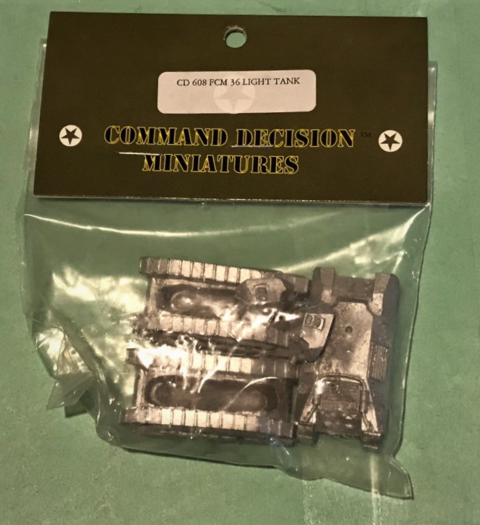 French FCM 36 tanks – Mark A. Morin