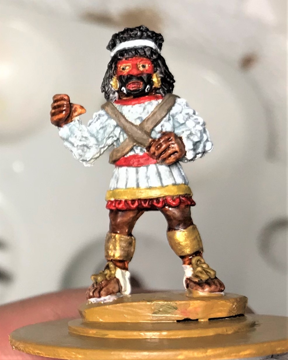 Aztec Snake Woman and Drummer – Mark A. Morin