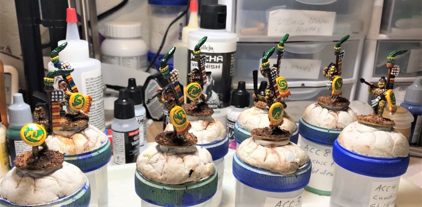 Aztec Shock Troops – Cuachic Warriors aka The Shorn Ones – Mark A. Morin