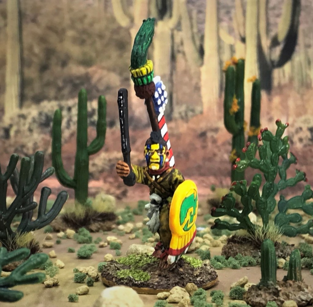 Aztec Shock Troops – Cuachic Warriors aka The Shorn Ones – Mark A. Morin