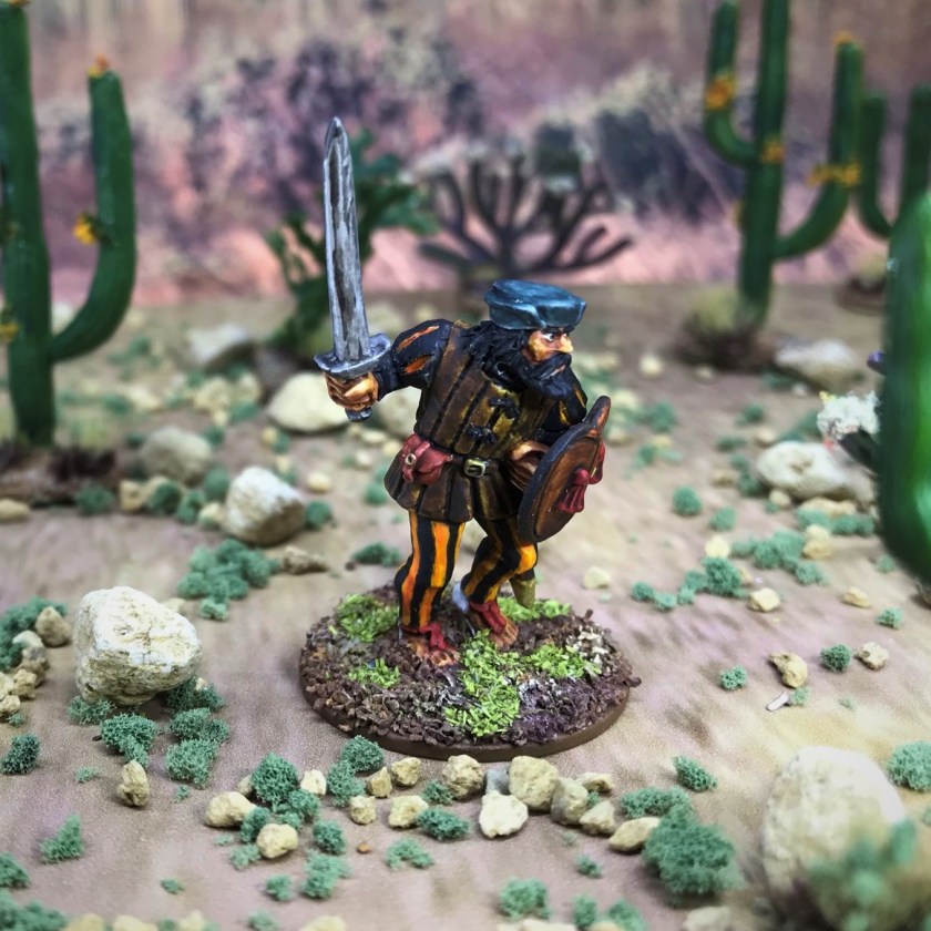 Conquistador Sword and Buckler Men (Wargames Foundry) – Mark A. Morin