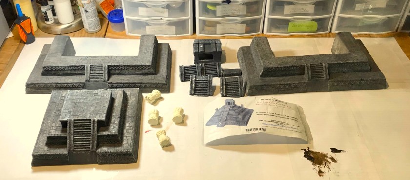 Stonehouse Miniatures Aztec Terrain for my Tenochtitlan Cityscape ...