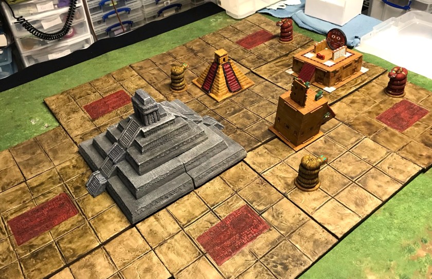 Stonehouse Miniatures Aztec Terrain for my Tenochtitlan Cityscape ...