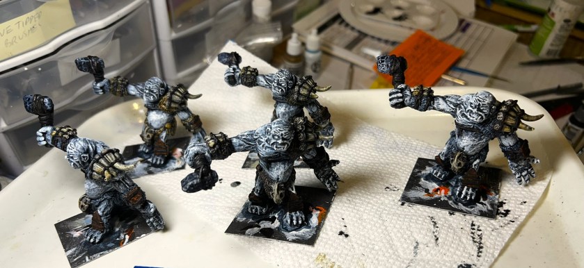 Frost Ogres (Challenge Ogres “Paint What We’ve All Got” Painting ...
